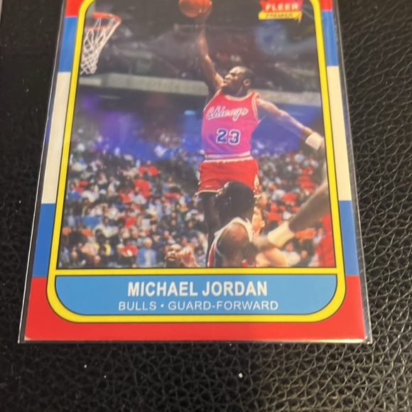 fleer | Other | Michael Jordan 986 Fleer Rookie Card Reprint | Poshmark